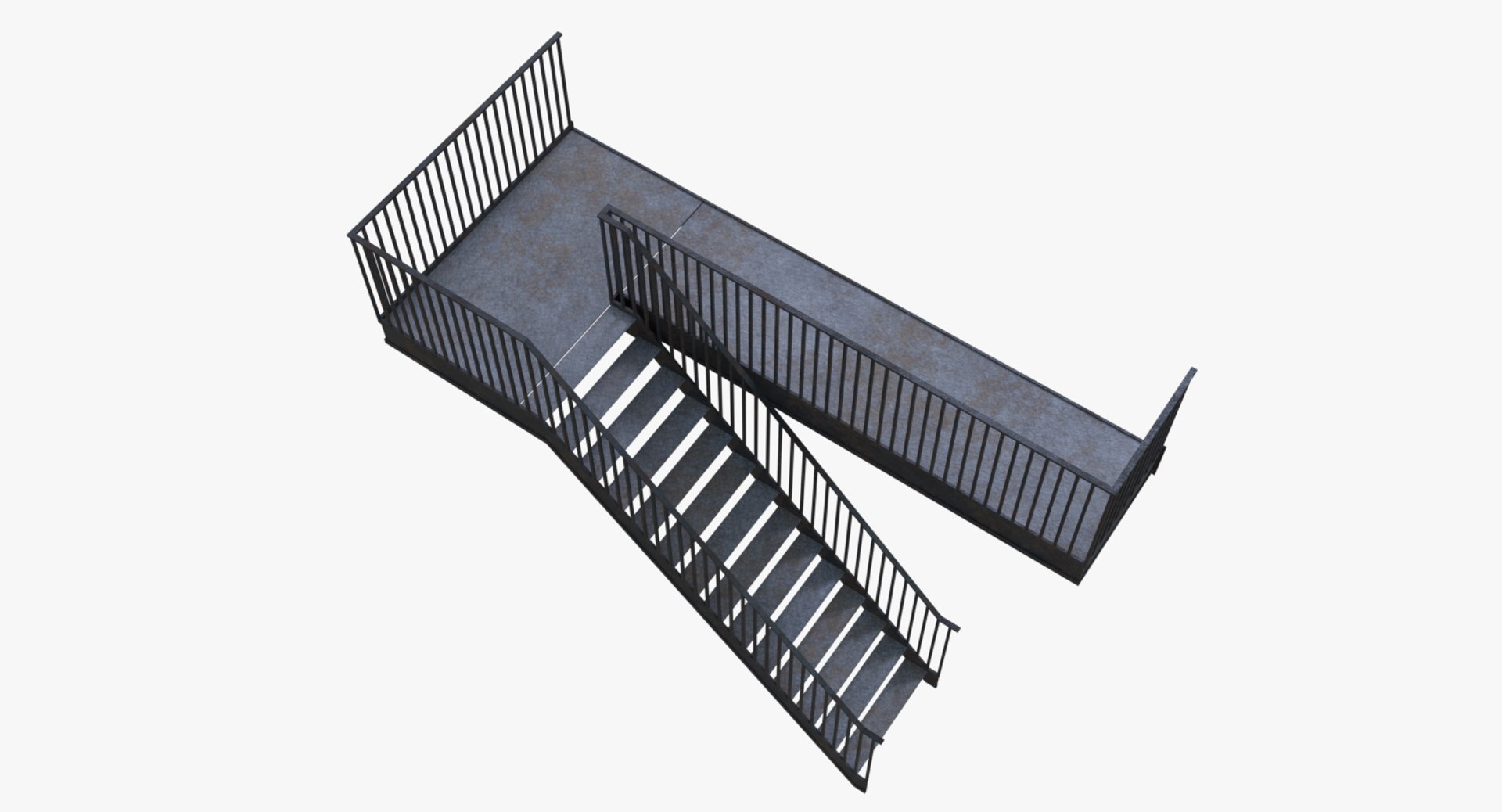 Escape Ready Fireescape 3d Model