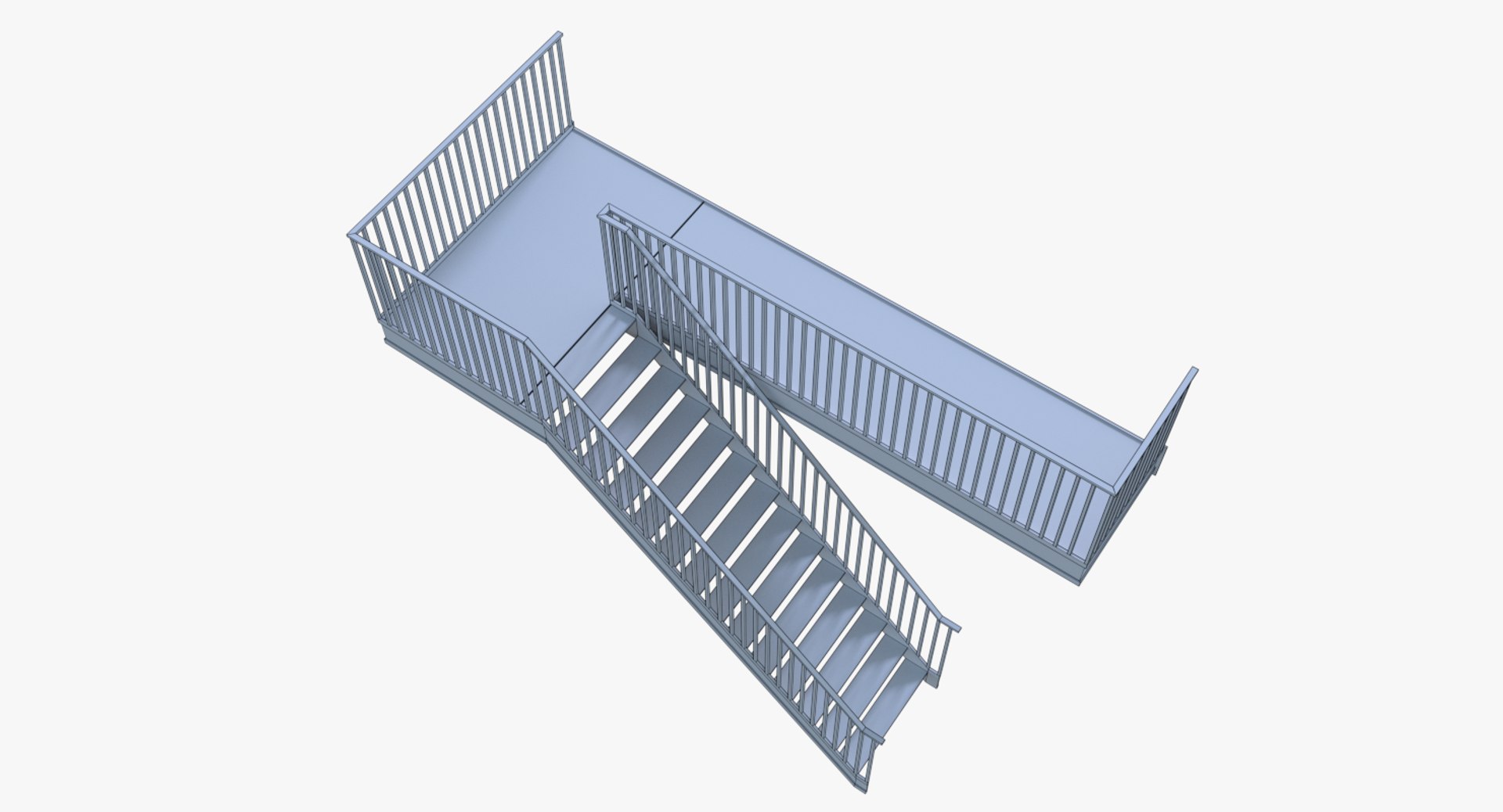 Escape Ready Fireescape 3d Model