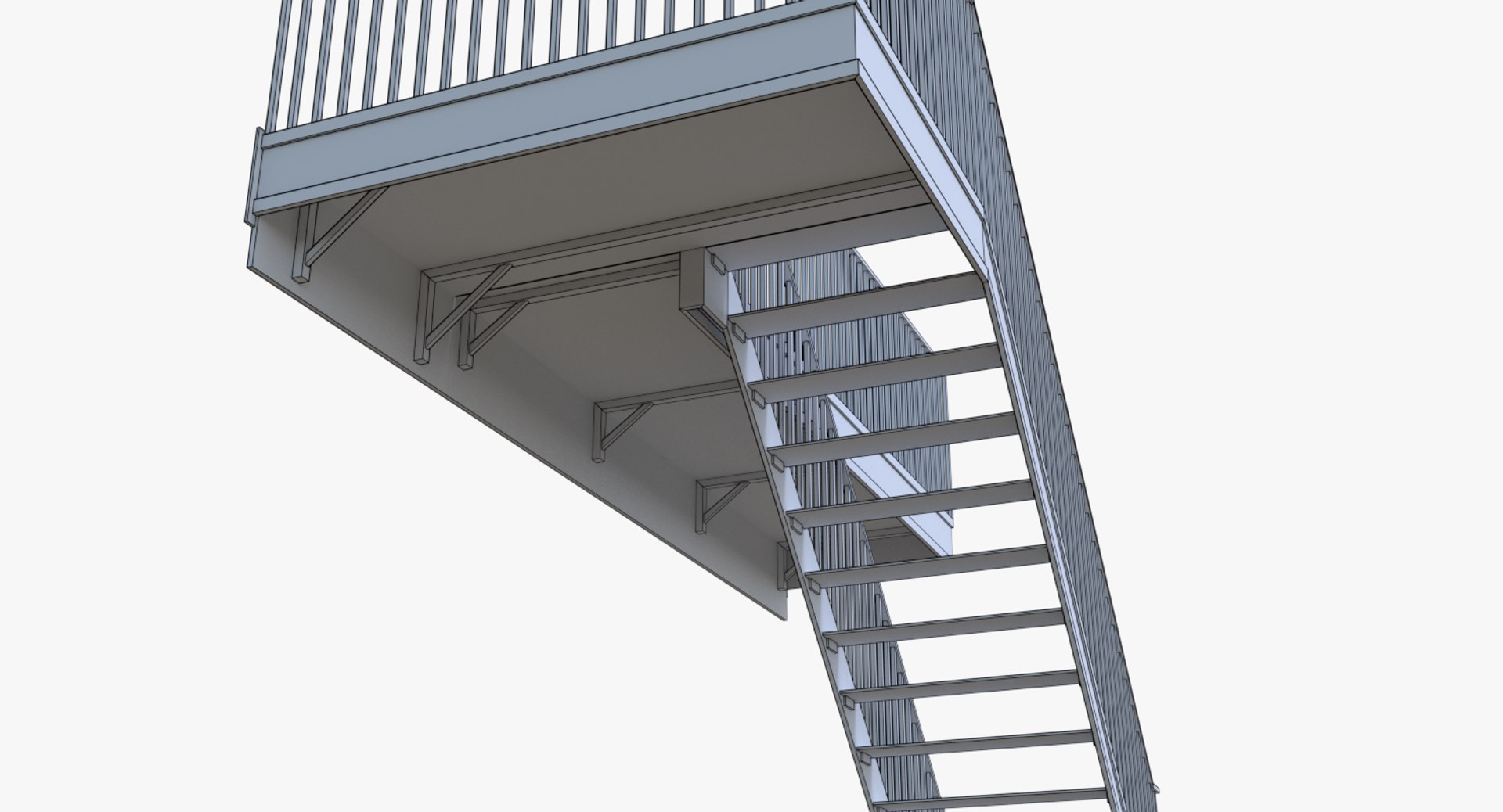 Escape Ready Fireescape 3d Model