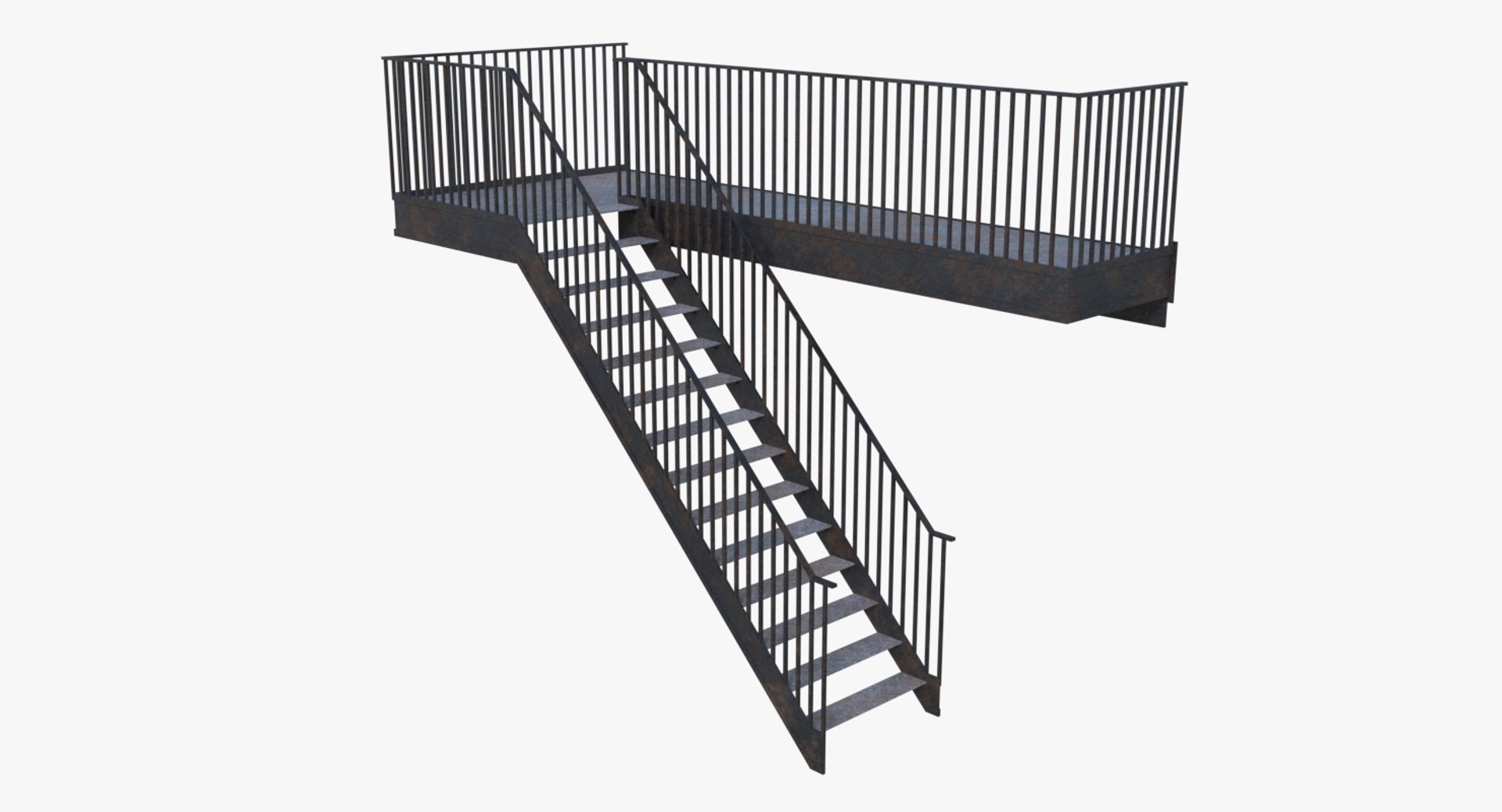 Escape Ready Fireescape 3d Model