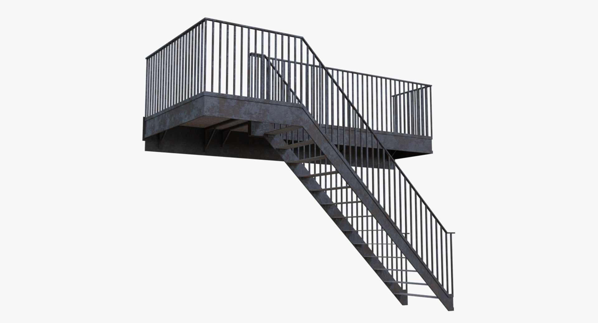 Escape Ready Fireescape 3d Model