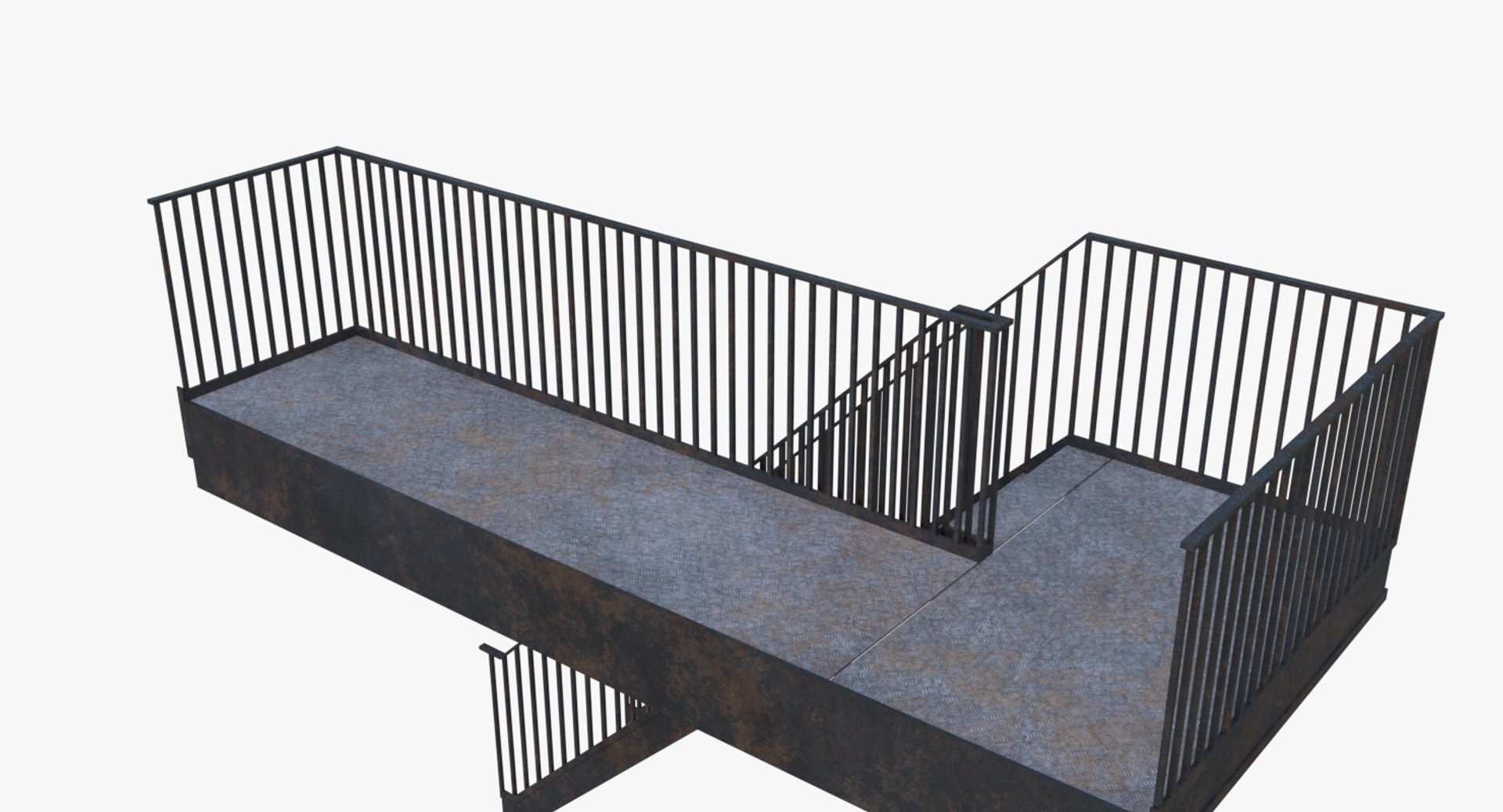 Escape Ready Fireescape 3d Model