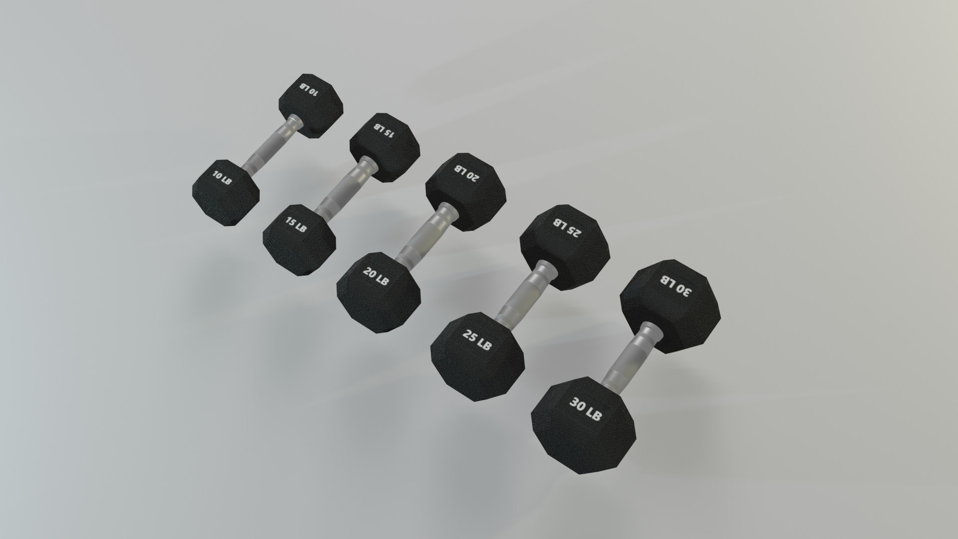 3D Dumbbell Model - TurboSquid 2134381