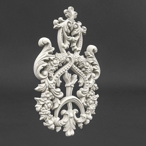 Plaster pattern 07 3D model - TurboSquid 1517665