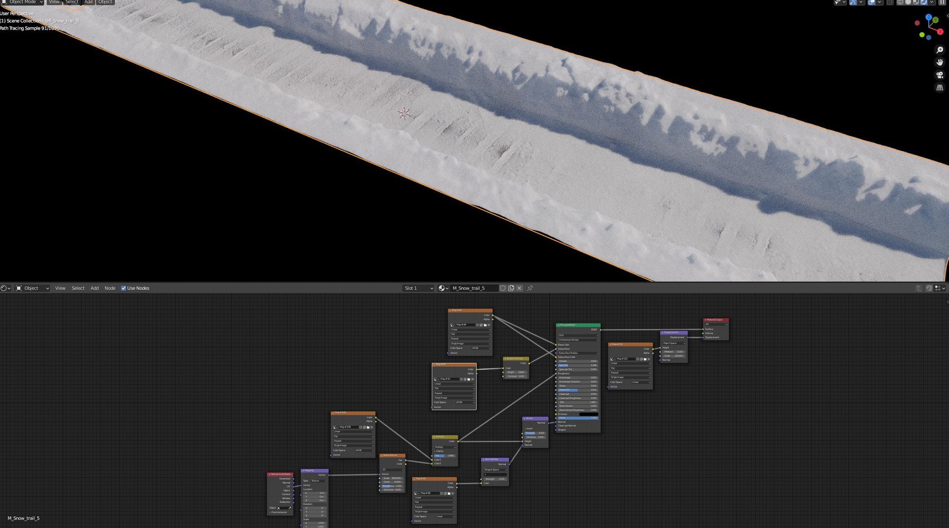 Ultra Realistic Winter Footpath 2 2021Hq Scan 3D Model - TurboSquid 1837428