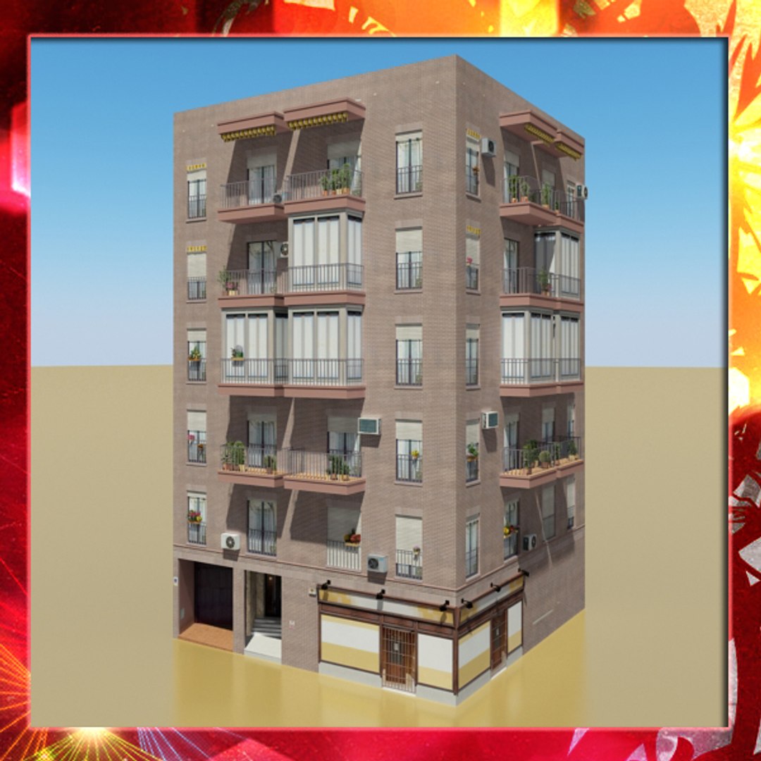 3d photorealistic building 9