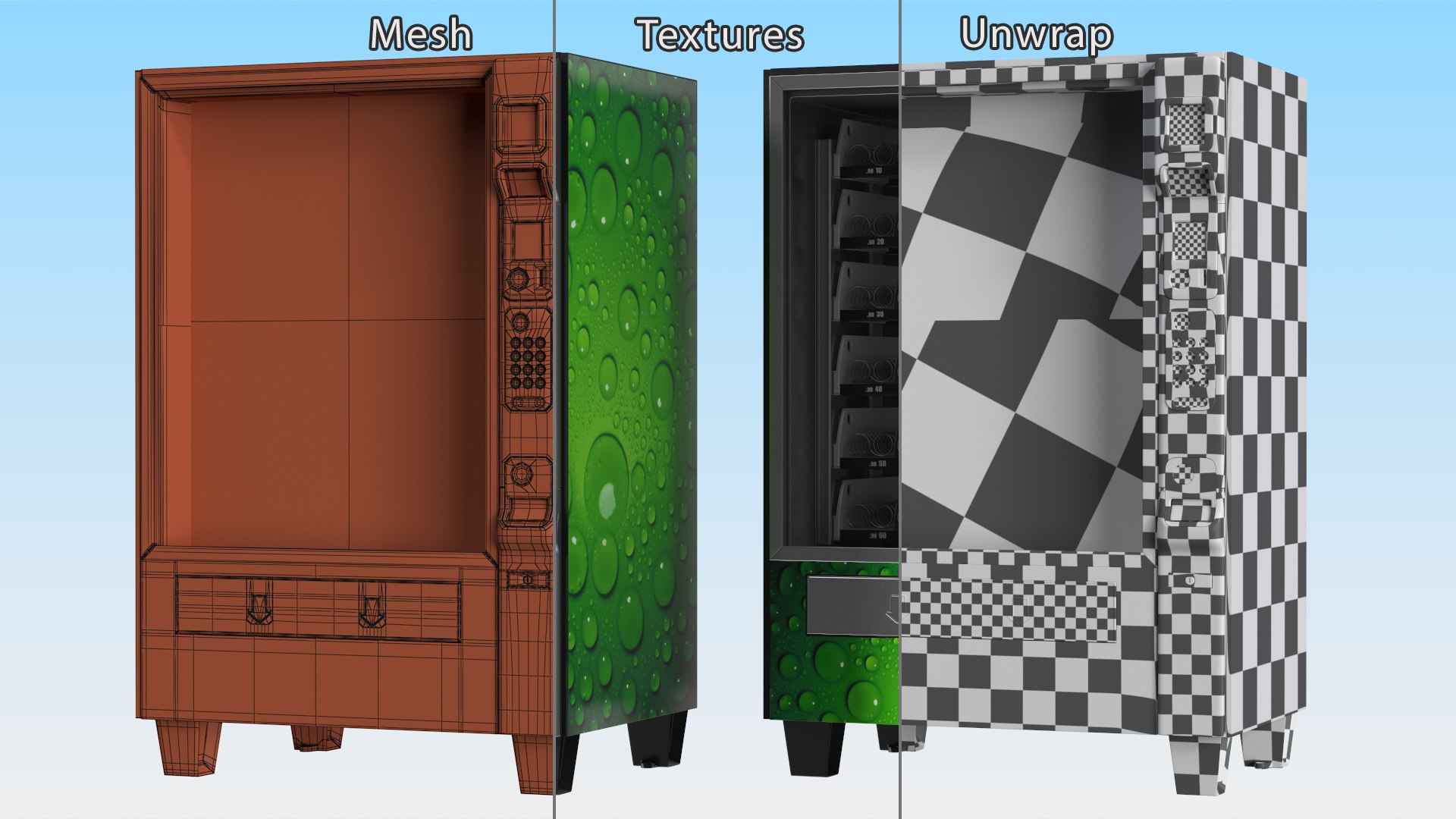 3D All Snack Vending Machine Model - TurboSquid 2114674