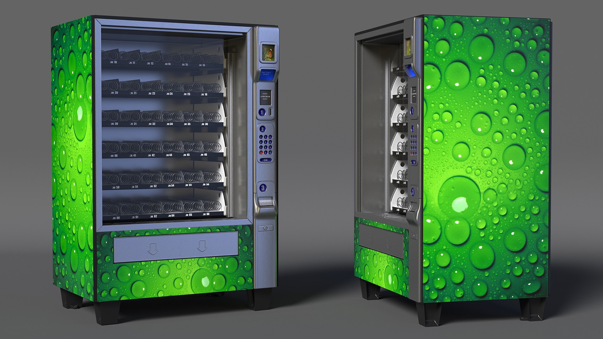 3D All Snack Vending Machine Model - TurboSquid 2114674
