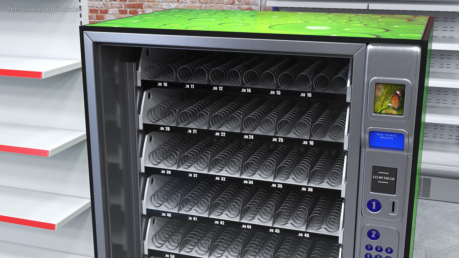 3D All Snack Vending Machine Model - TurboSquid 2114674