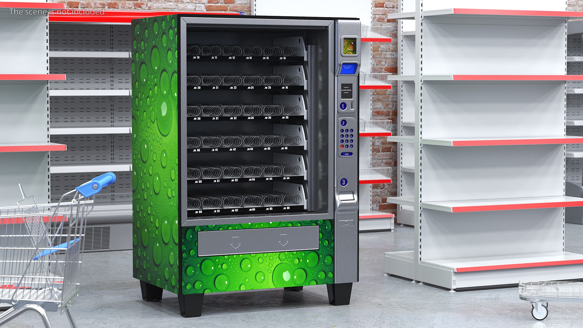 3D All Snack Vending Machine Model - TurboSquid 2114674