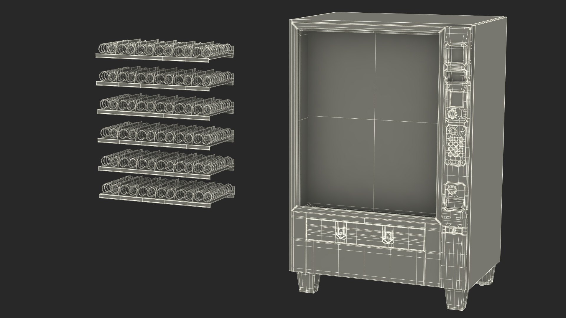 3D All Snack Vending Machine model - TurboSquid 2114674