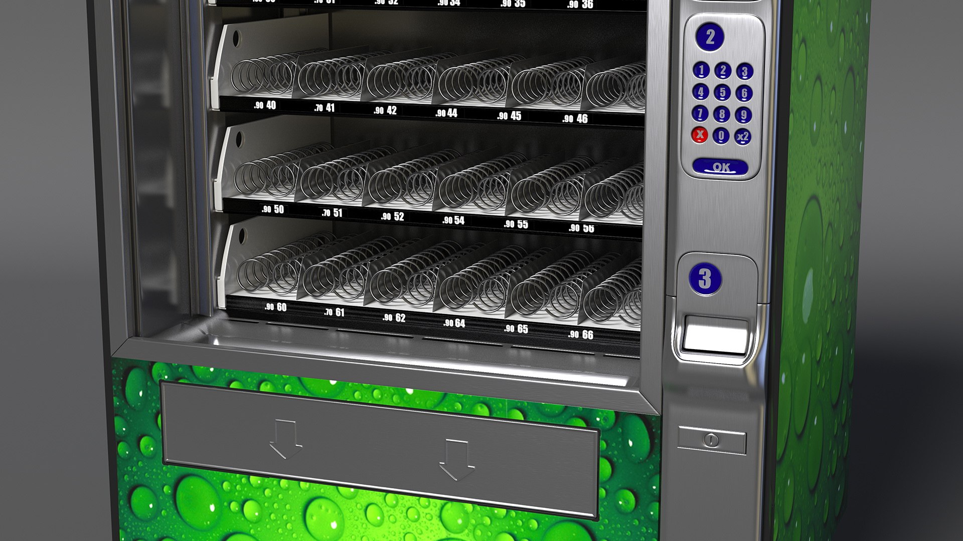 3D All Snack Vending Machine Model - TurboSquid 2114674