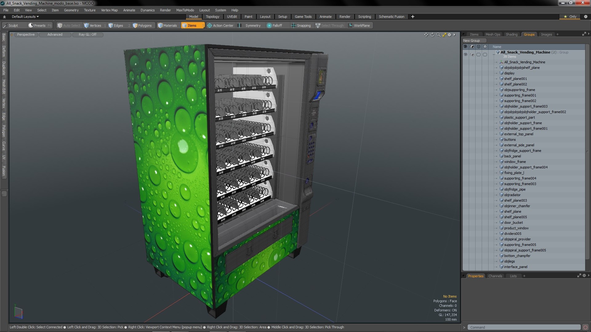 3D All Snack Vending Machine Model - TurboSquid 2114674