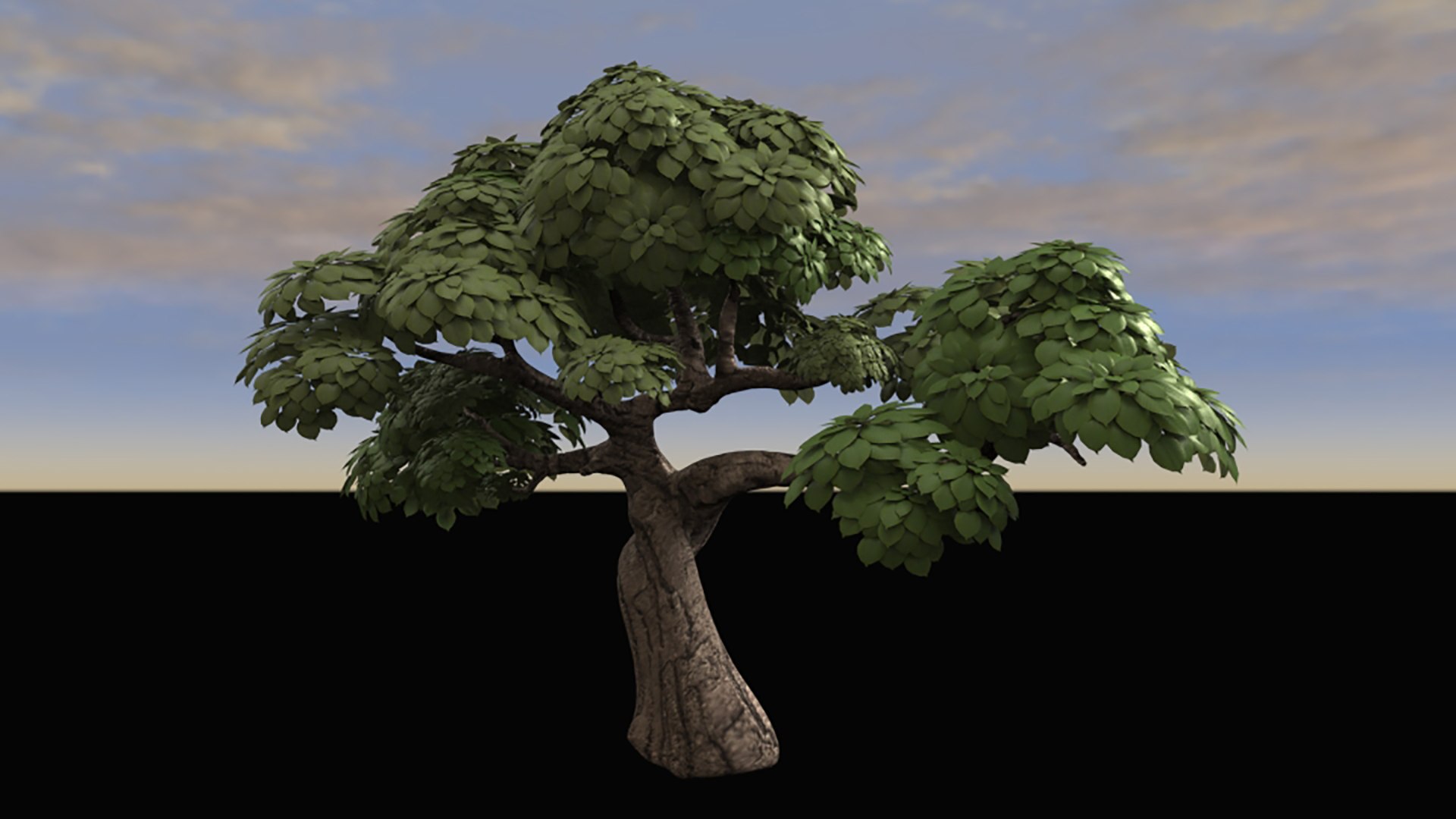 3D модель Tree cartoon - TurboSquid 1929039
