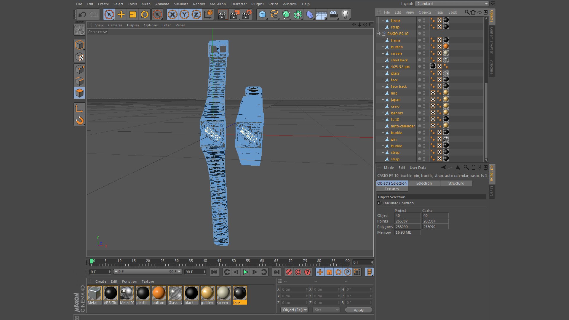 Casio FS-10 3D - TurboSquid 2073483