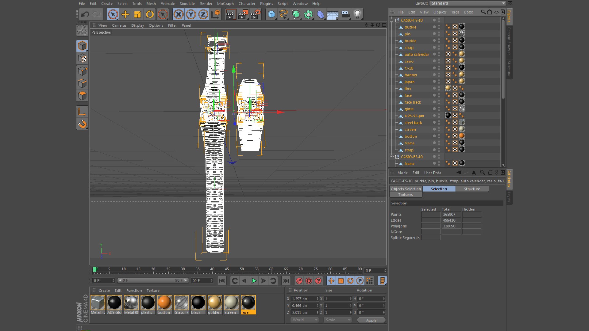 Casio FS-10 3D - TurboSquid 2073483