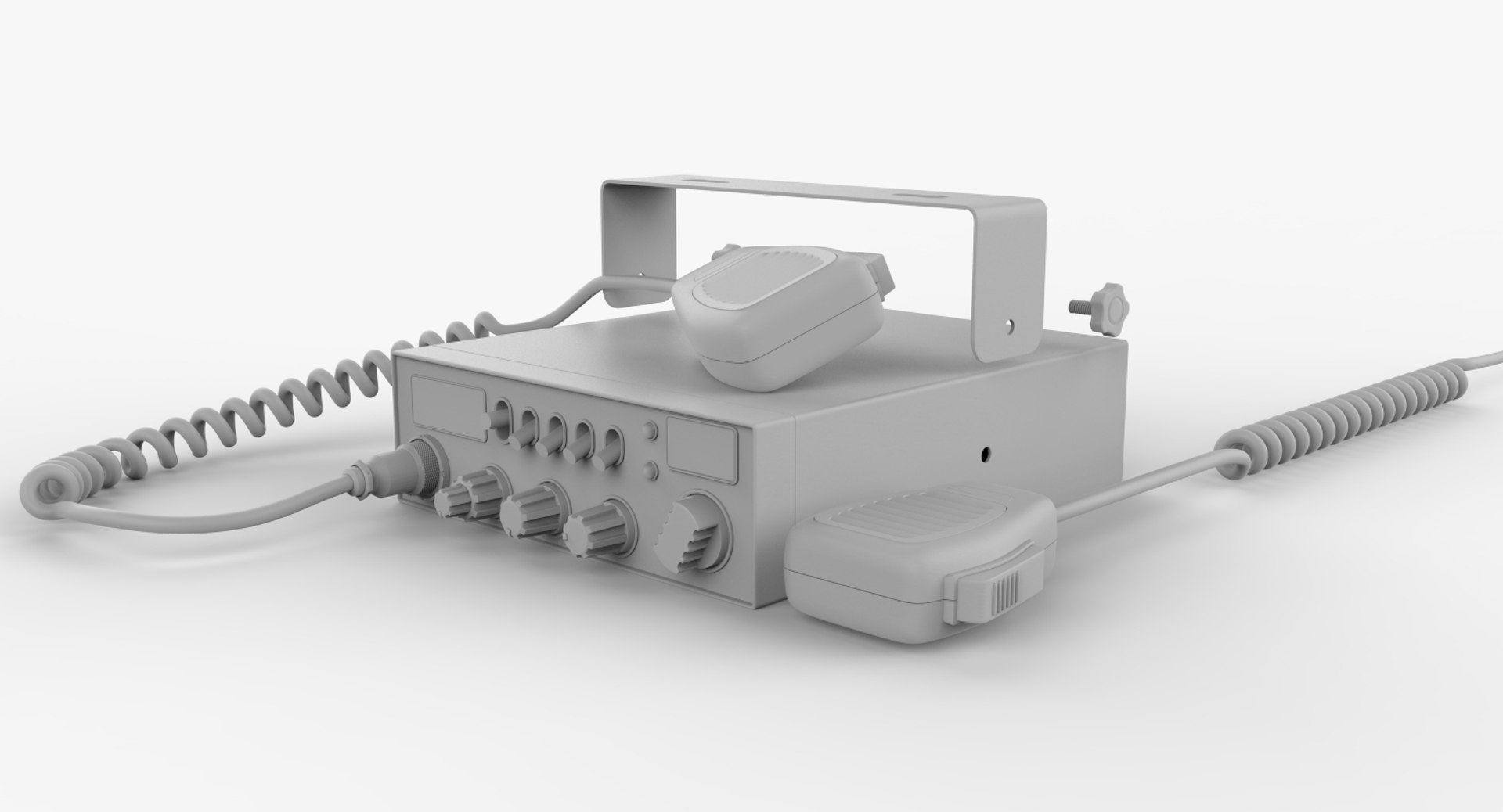 3D channel cb radio v2 model - TurboSquid 1419845