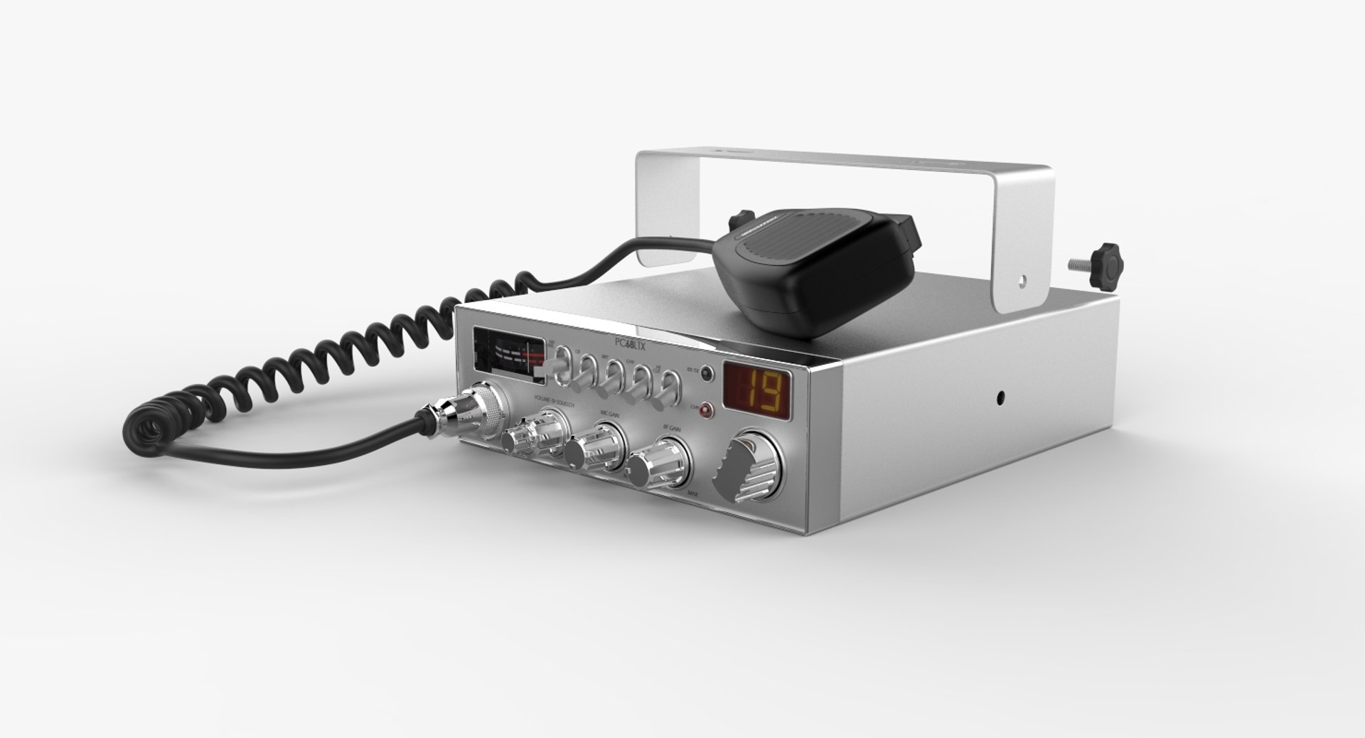 3D channel cb radio v2 model - TurboSquid 1419845