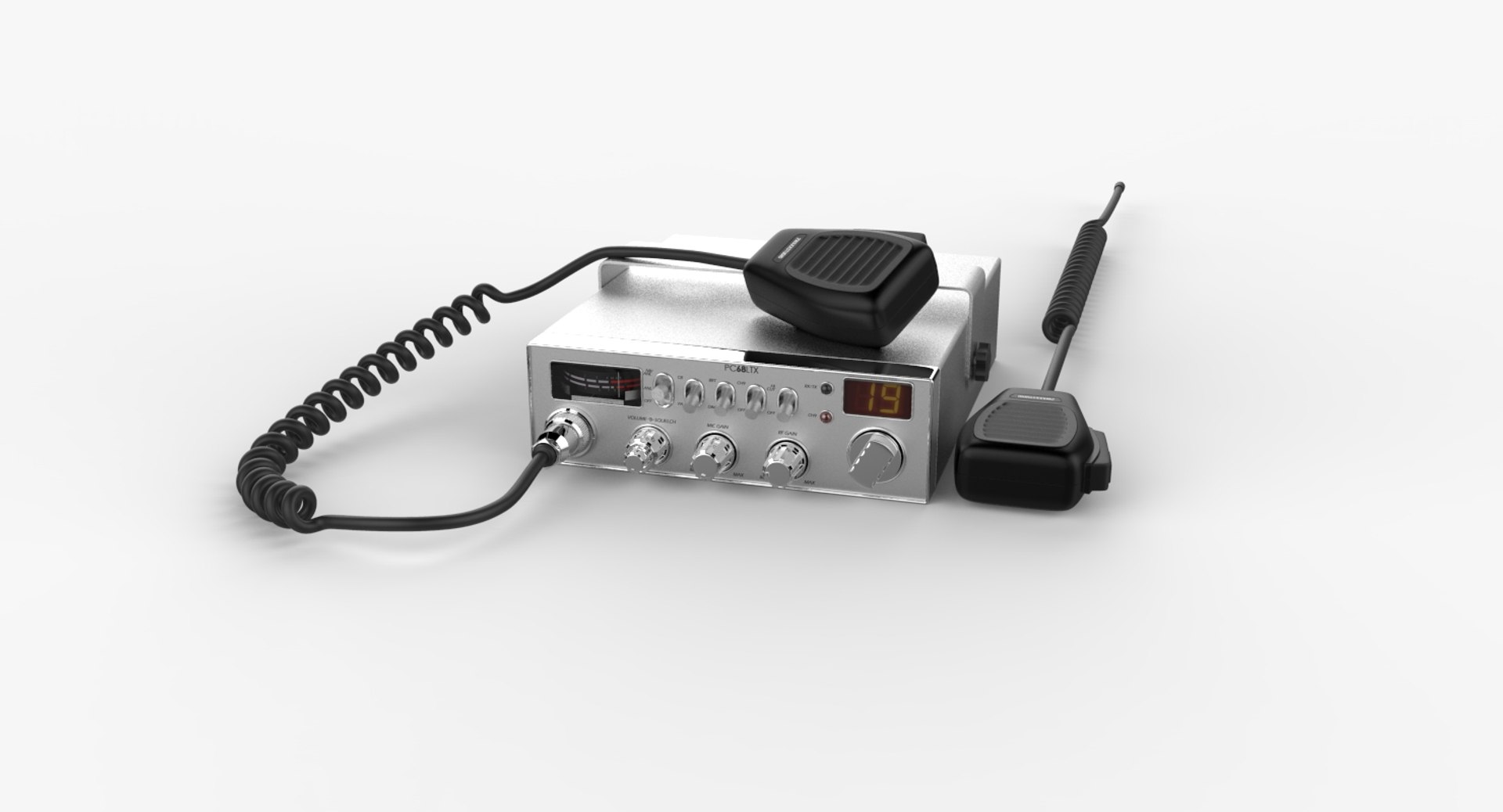 3D channel cb radio v2 model - TurboSquid 1419845