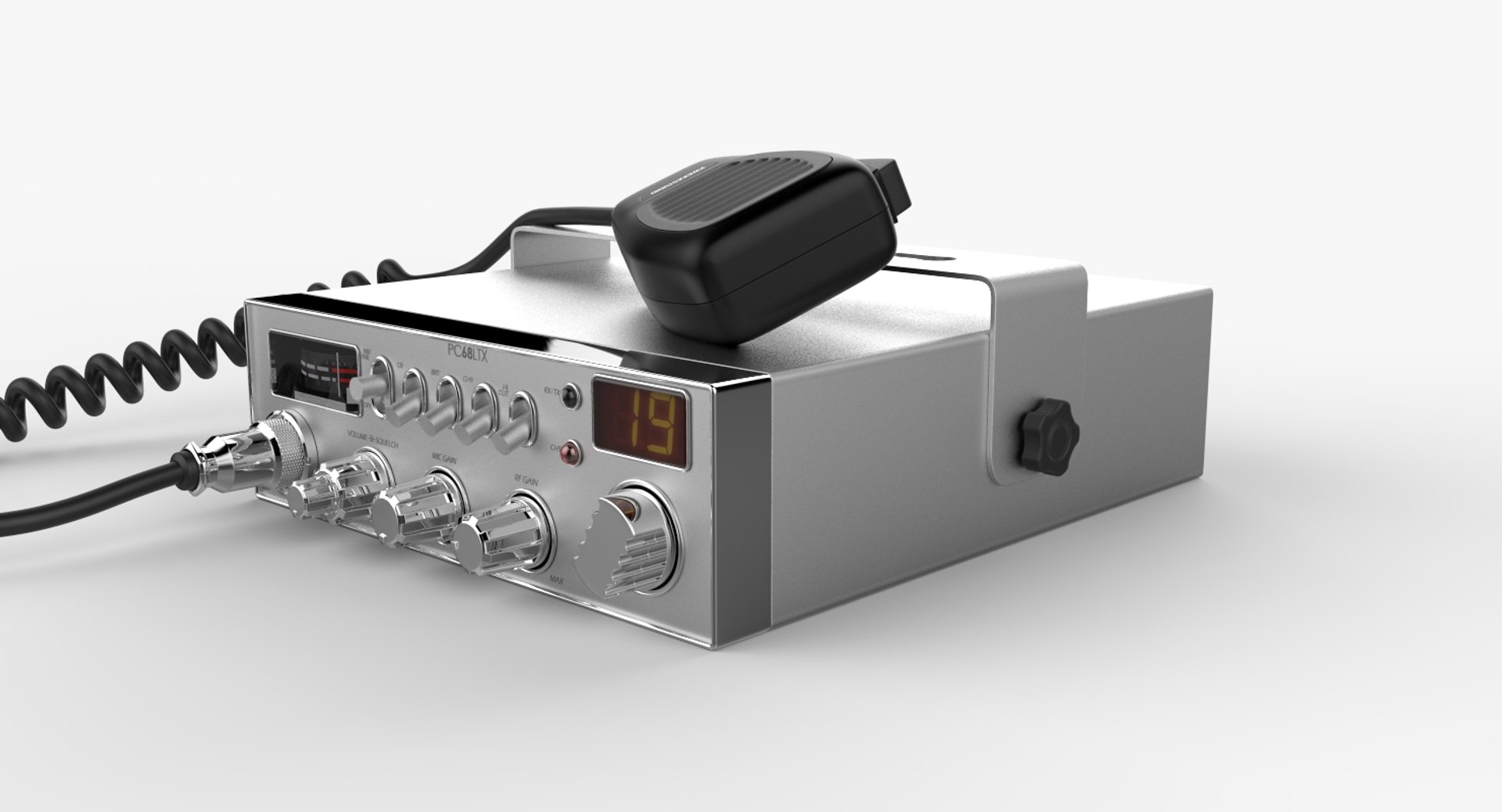 3D channel cb radio v2 model - TurboSquid 1419845