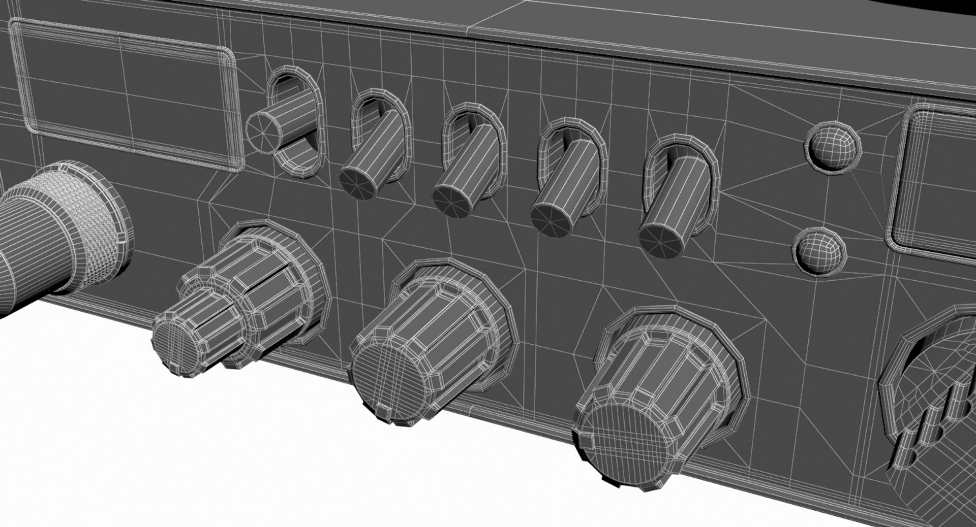 3D channel cb radio v2 model - TurboSquid 1419845