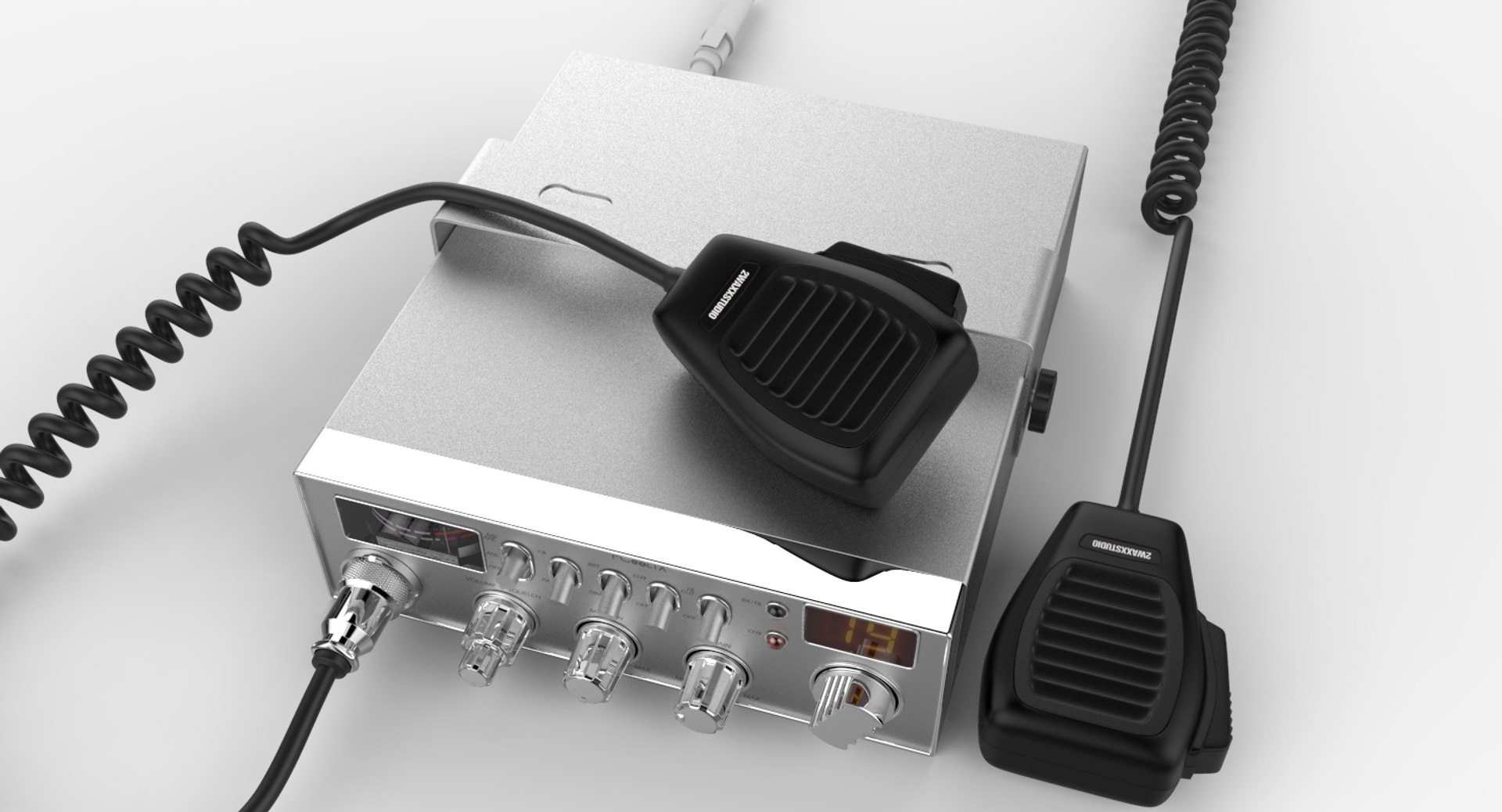 3D channel cb radio v2 model - TurboSquid 1419845