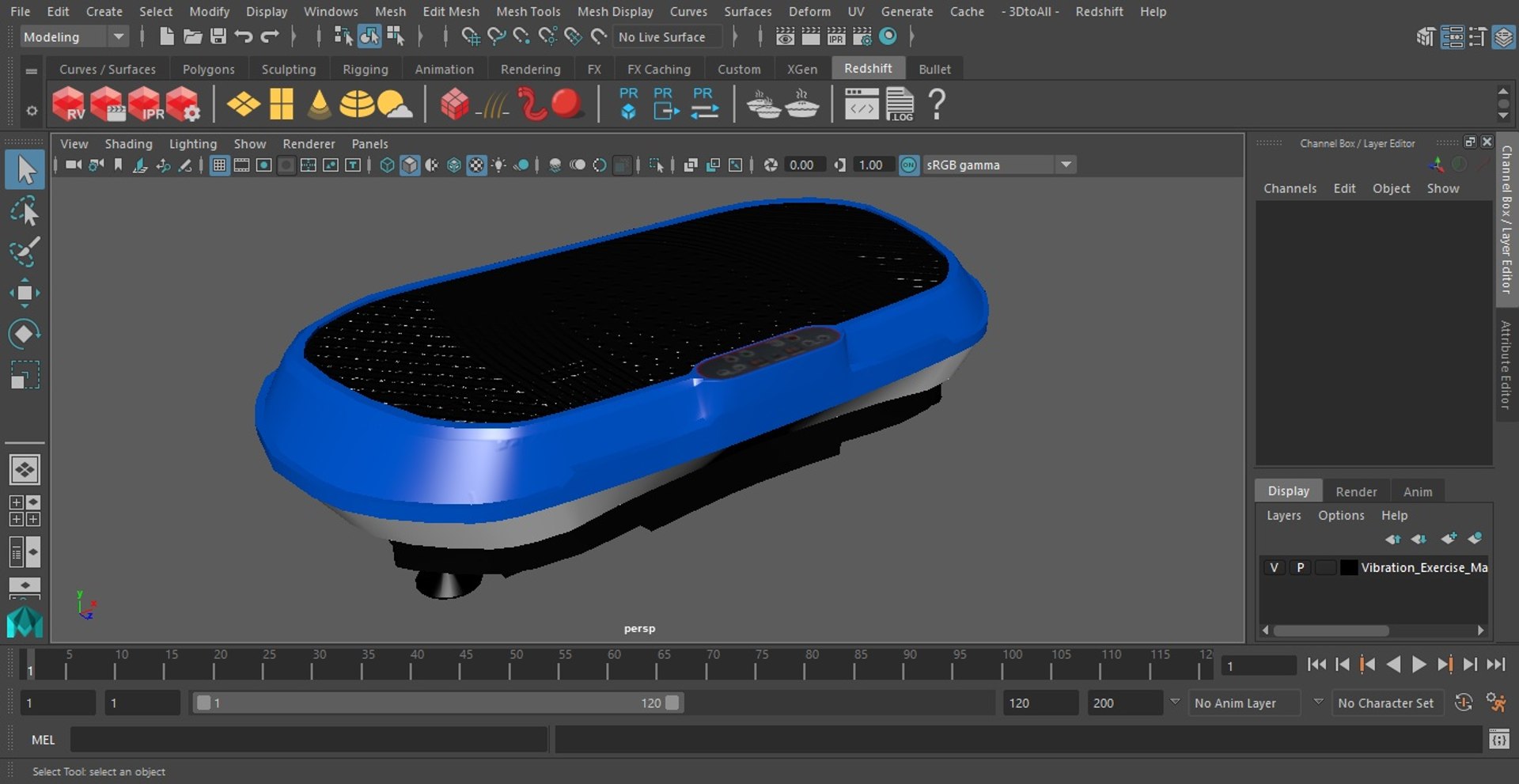 3D Vibration Exercise Machine - TurboSquid 1874704