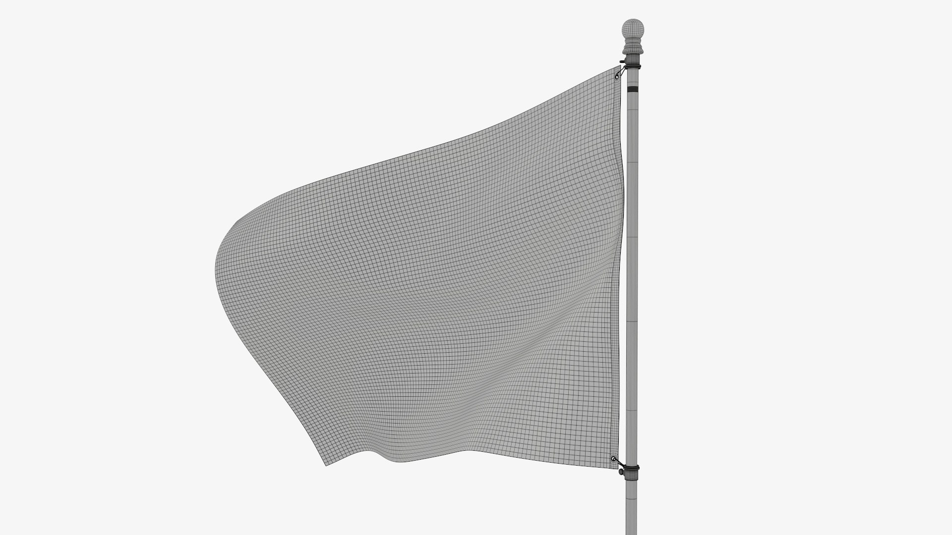 Flag Flagpole Outdoor 3D Model - TurboSquid 1698167