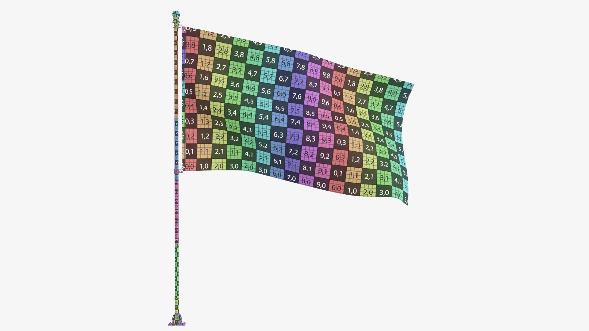 Flag Flagpole Outdoor 3D Model - TurboSquid 1698167