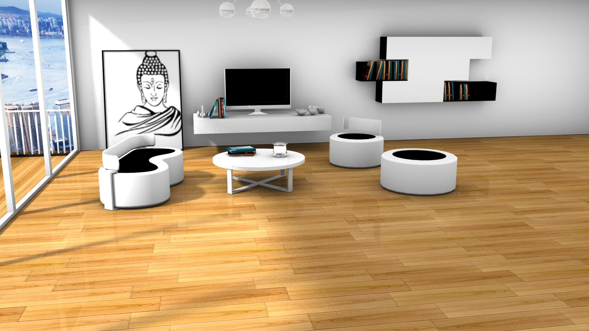 3D Fancy Living Room Model - TurboSquid 1430666
