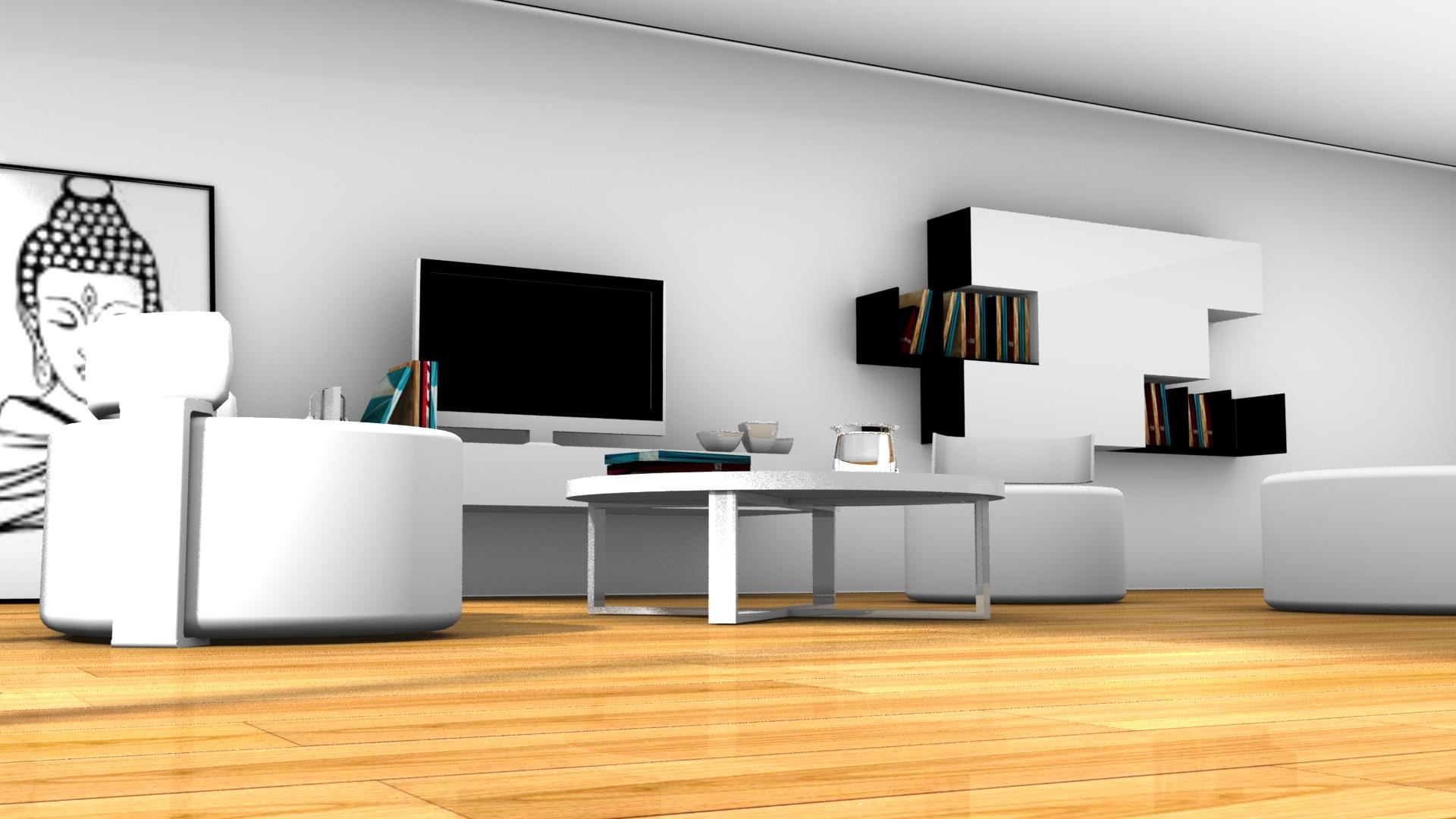 3D Fancy Living Room Model - TurboSquid 1430666