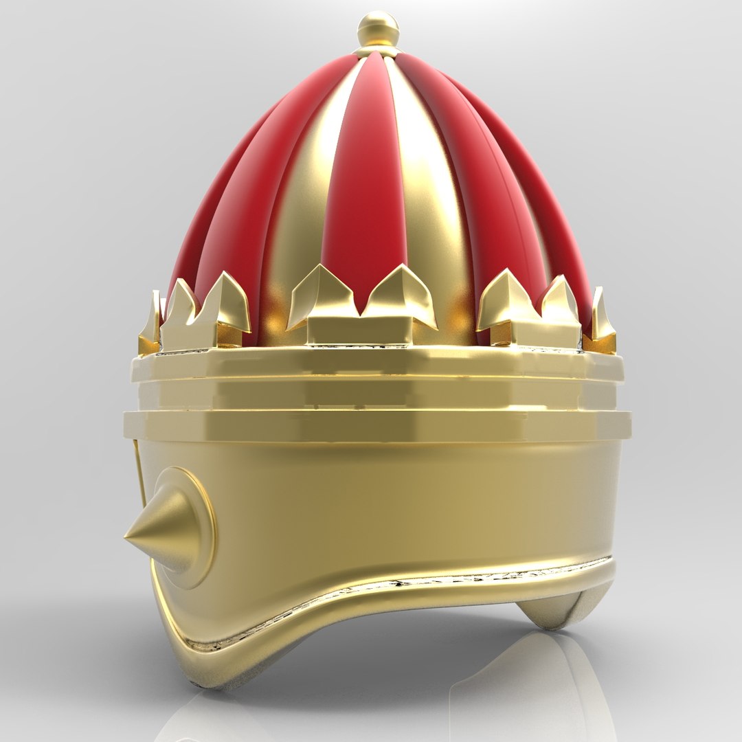 3d Model Crown Helmet
