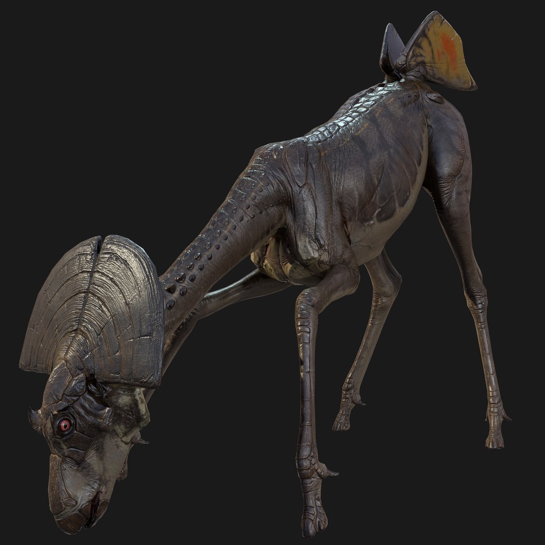 3D Alien Antelope - TurboSquid 2381492
