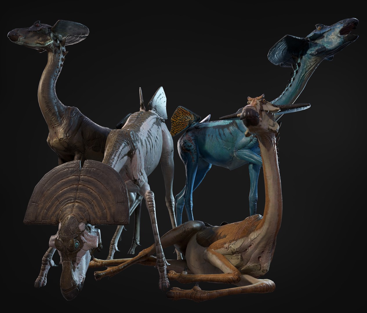 3D Alien Antelope - TurboSquid 2381492