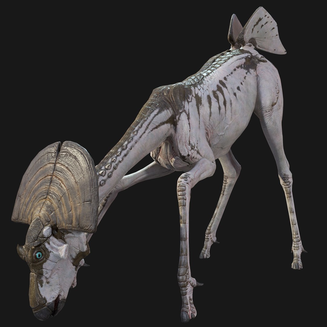 3D Alien Antelope - TurboSquid 2381492