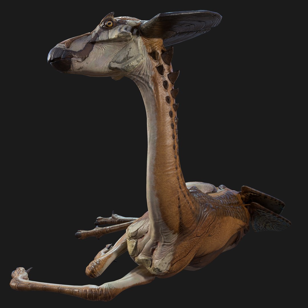 3D Alien Antelope - TurboSquid 2381492