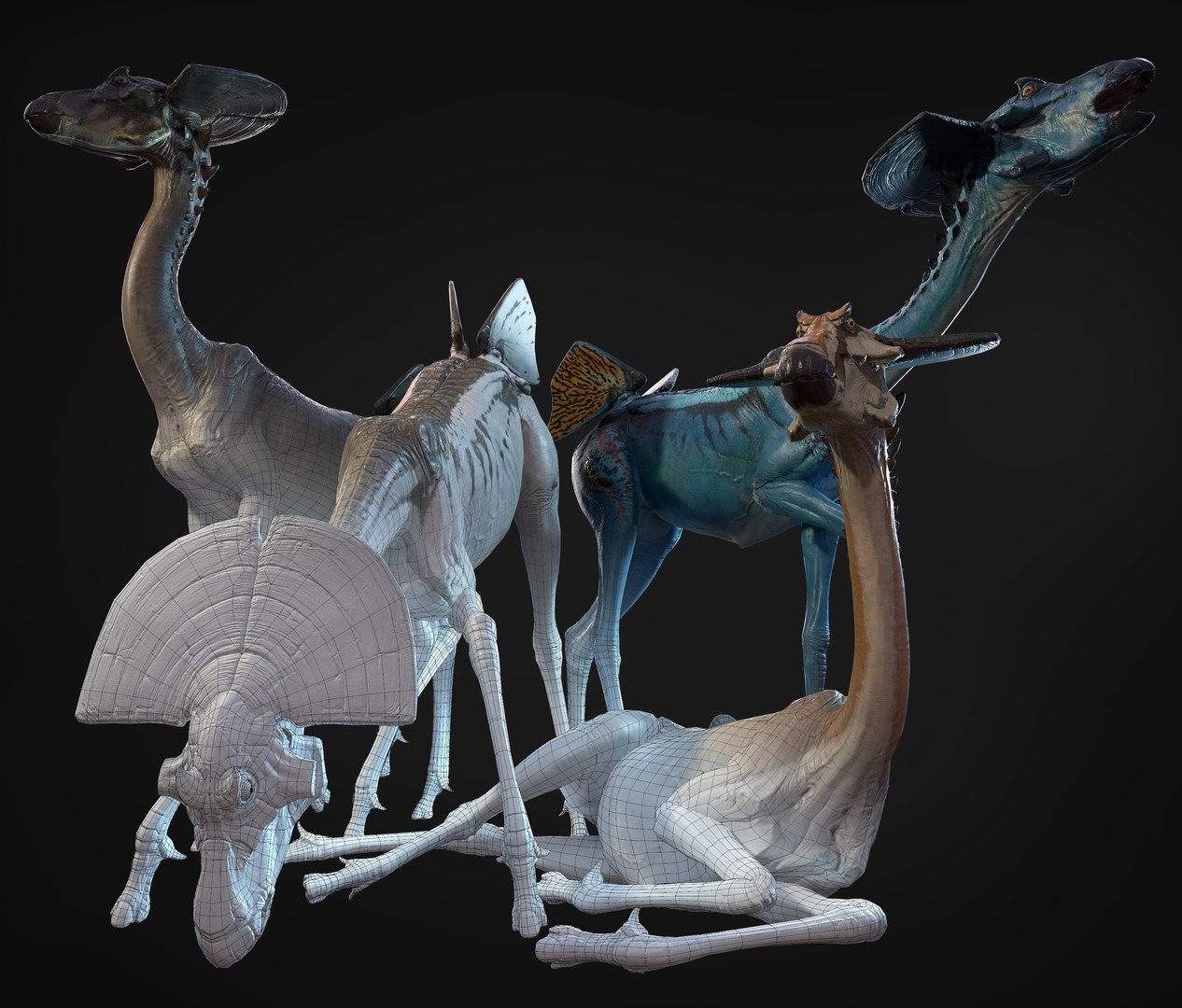 3D Alien Fauna Pack - TurboSquid 2381496