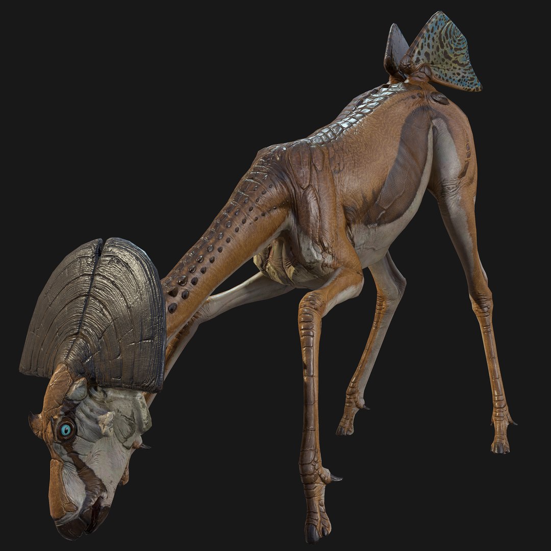 3D Alien Antelope - TurboSquid 2381492