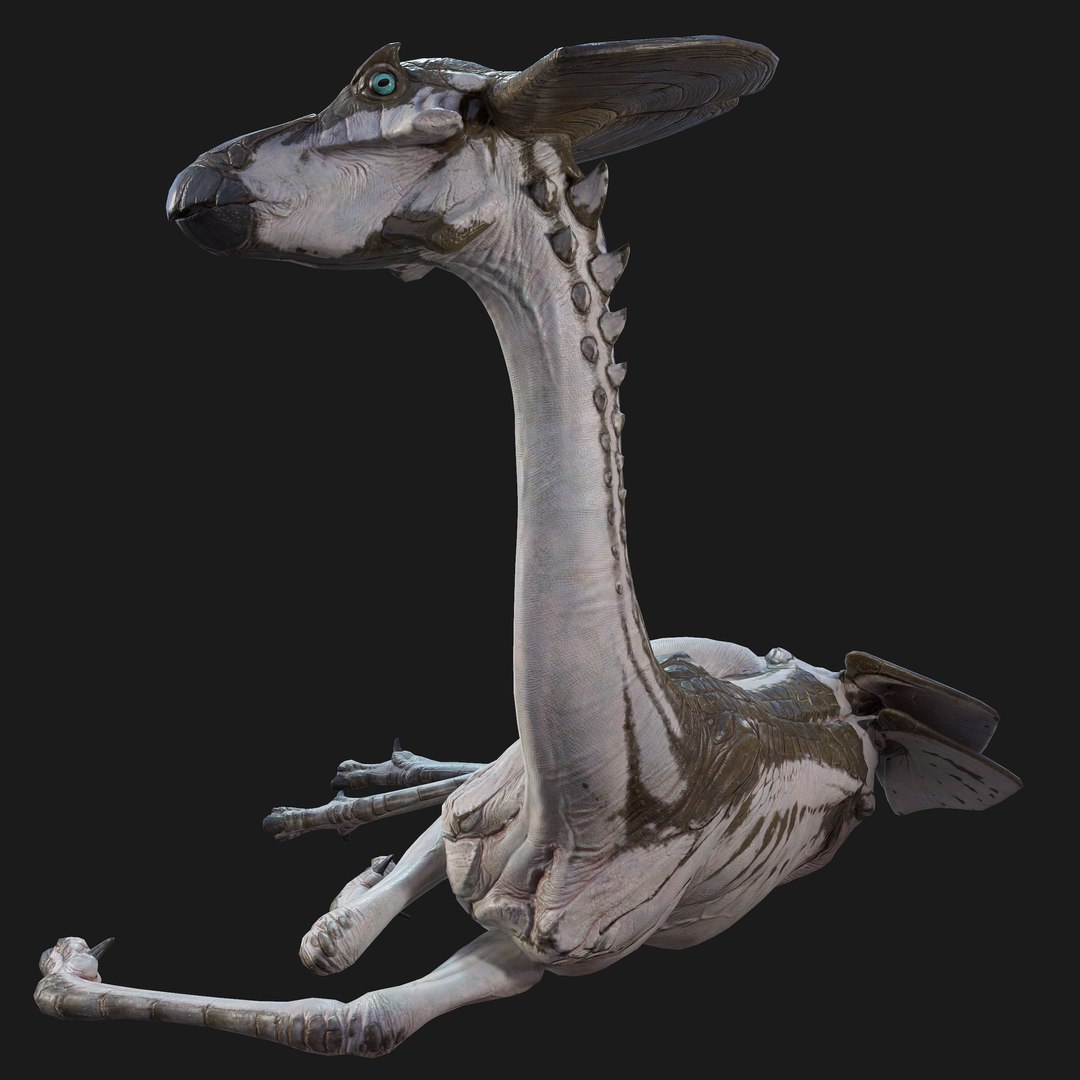 3D Alien Antelope - TurboSquid 2381492