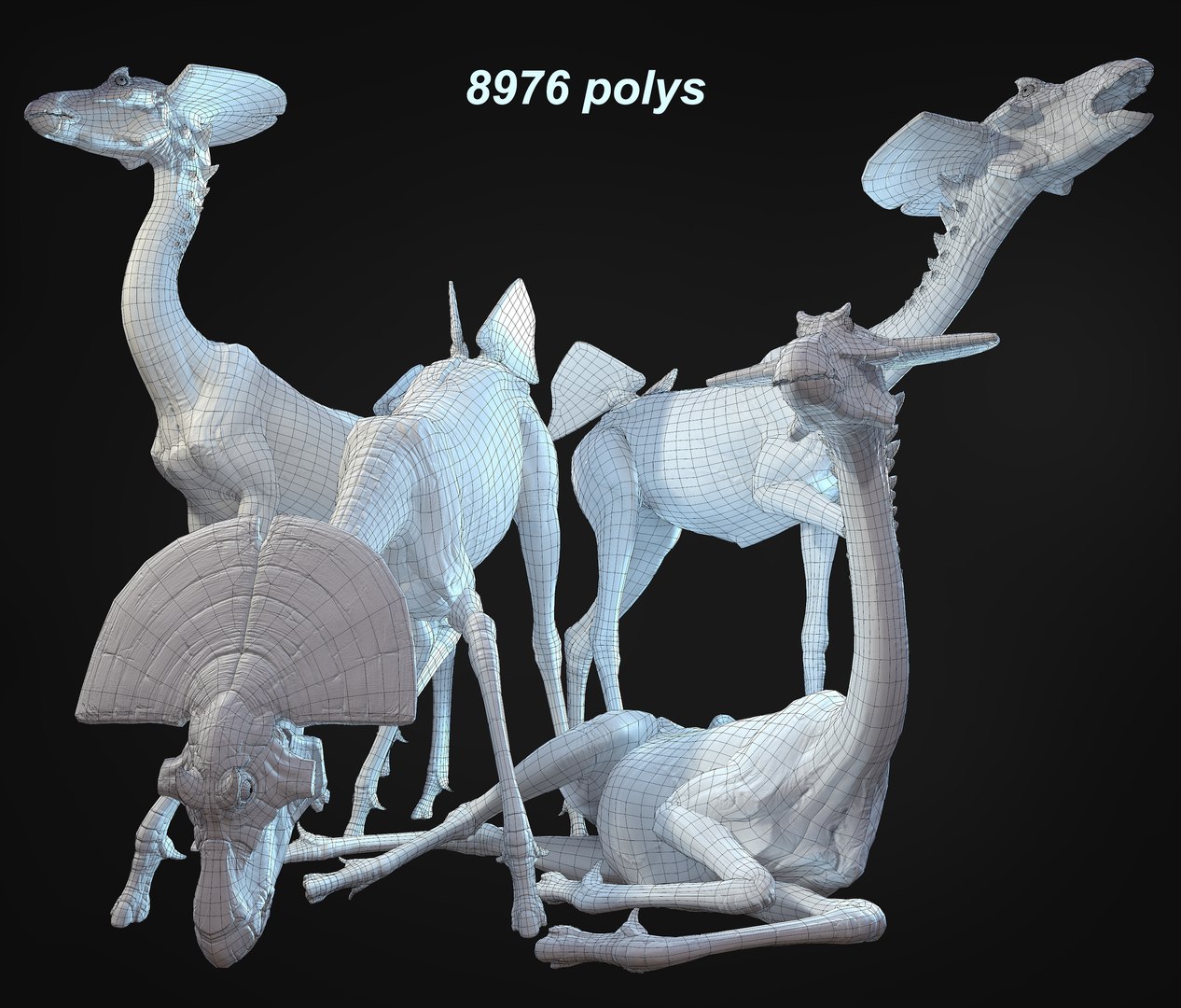 3D Alien Antelope - TurboSquid 2381492