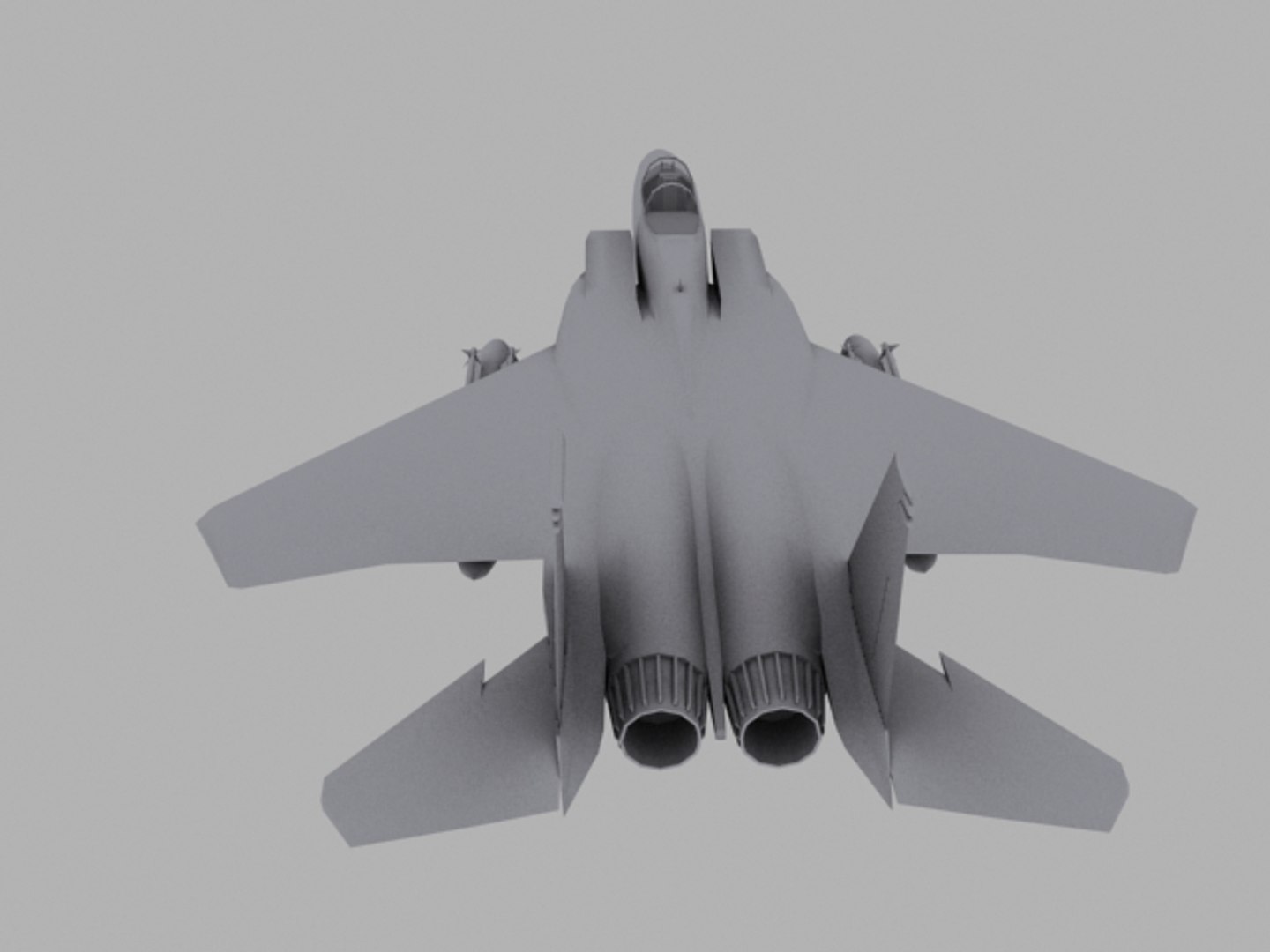 F-15 Eagle Jet Fighter 3d Model