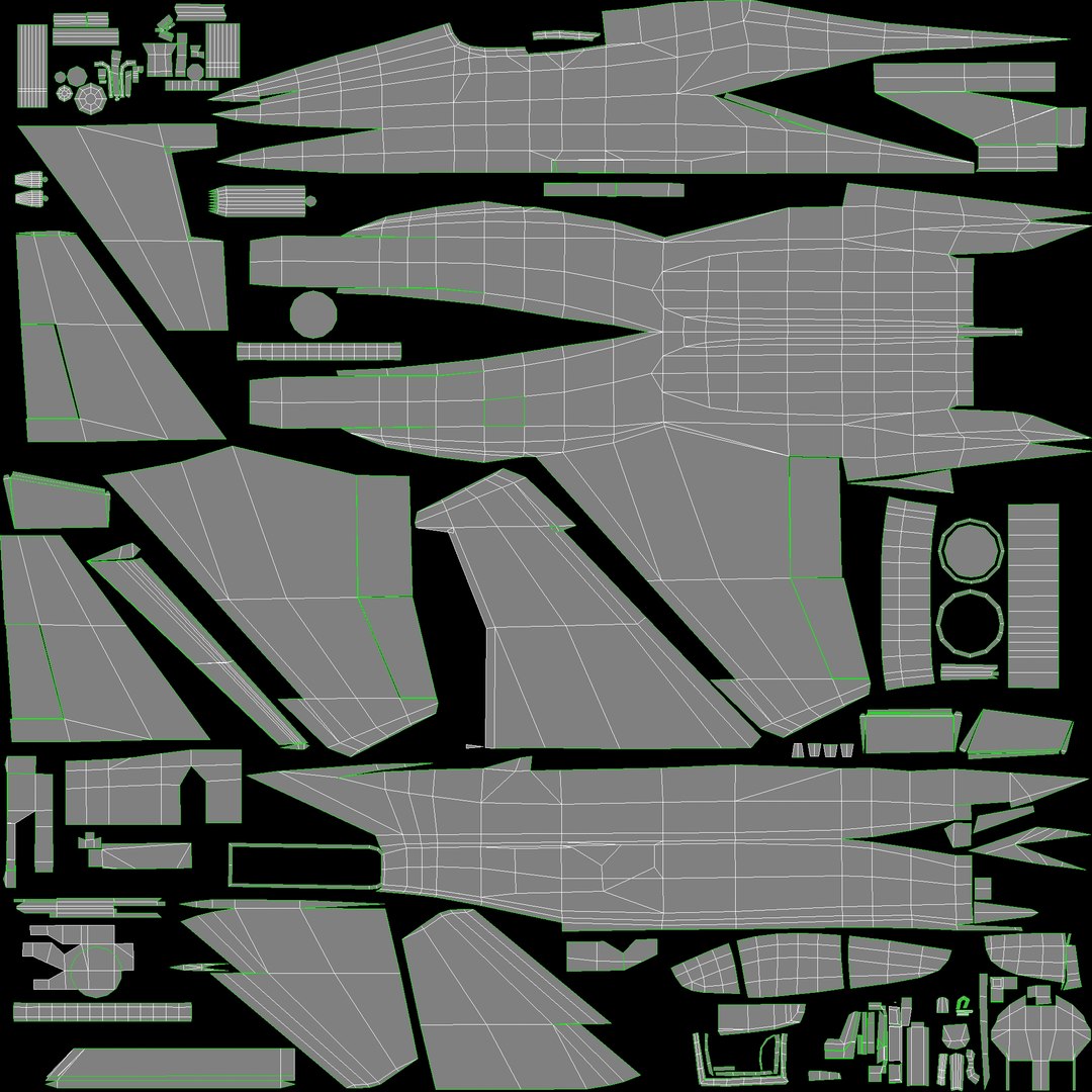 F-15 Eagle Jet Fighter 3d Model
