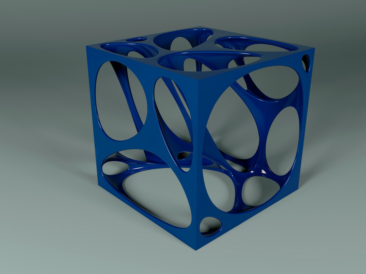 Abstract Voronoi Cube Model - TurboSquid 1151380