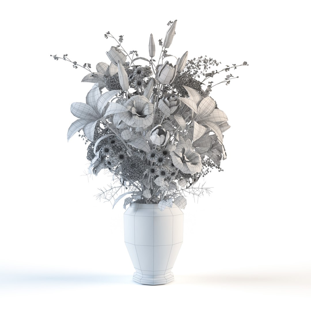 3d Flowers Bouquet