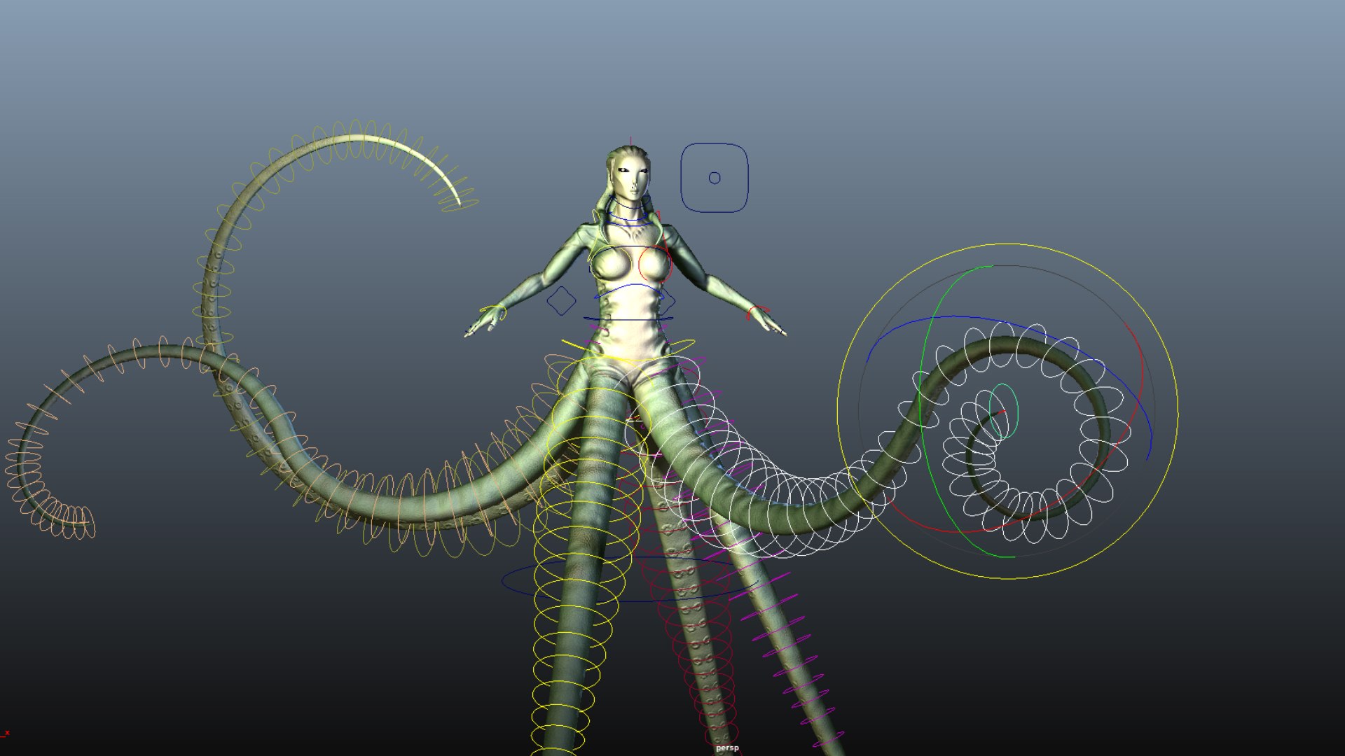 3D Alien Female Hexapus Model - TurboSquid 2339127