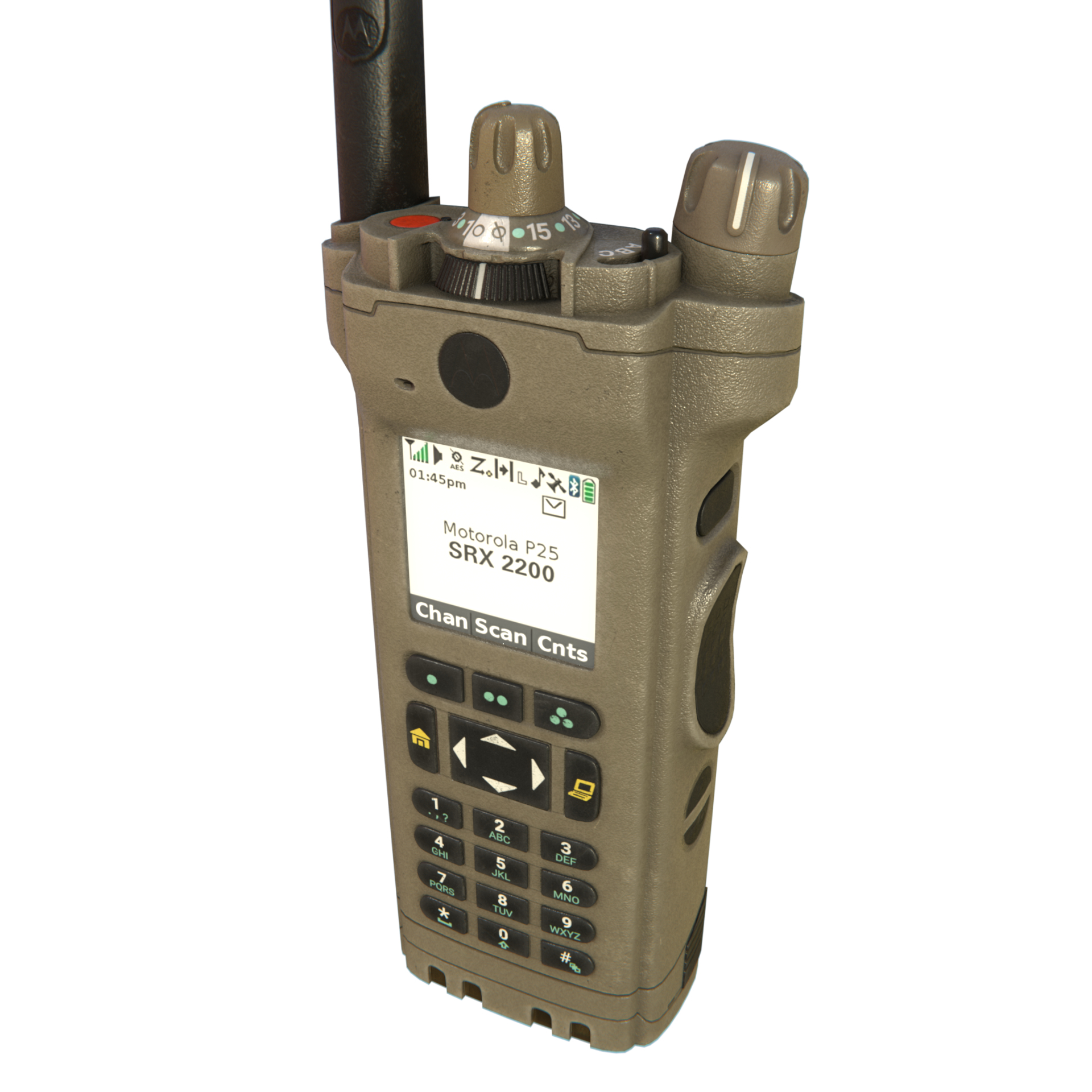 modelo 3d Radio portátil SRX 2200 LowPoly - TurboSquid 1666967