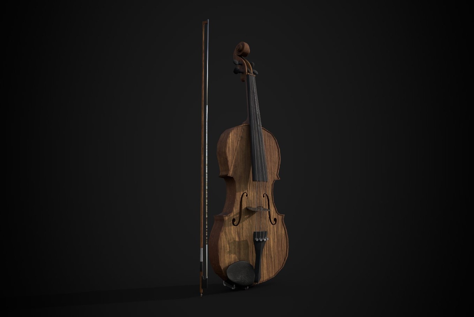 Violin 3D Model - TurboSquid 1968337