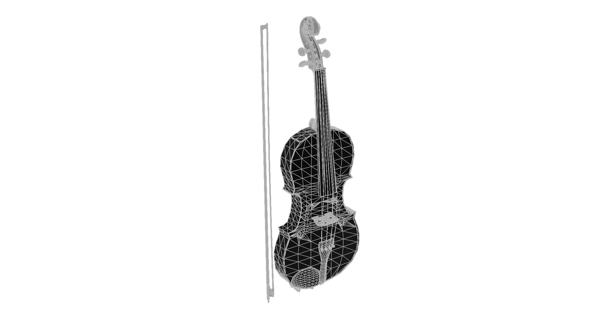Violin 3D Model - TurboSquid 1968337