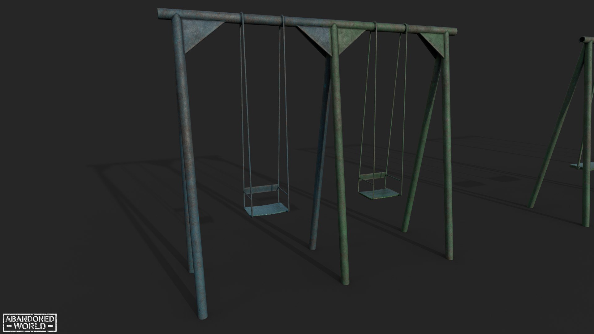 3D Model Swing Set For Playground - TurboSquid 1991031