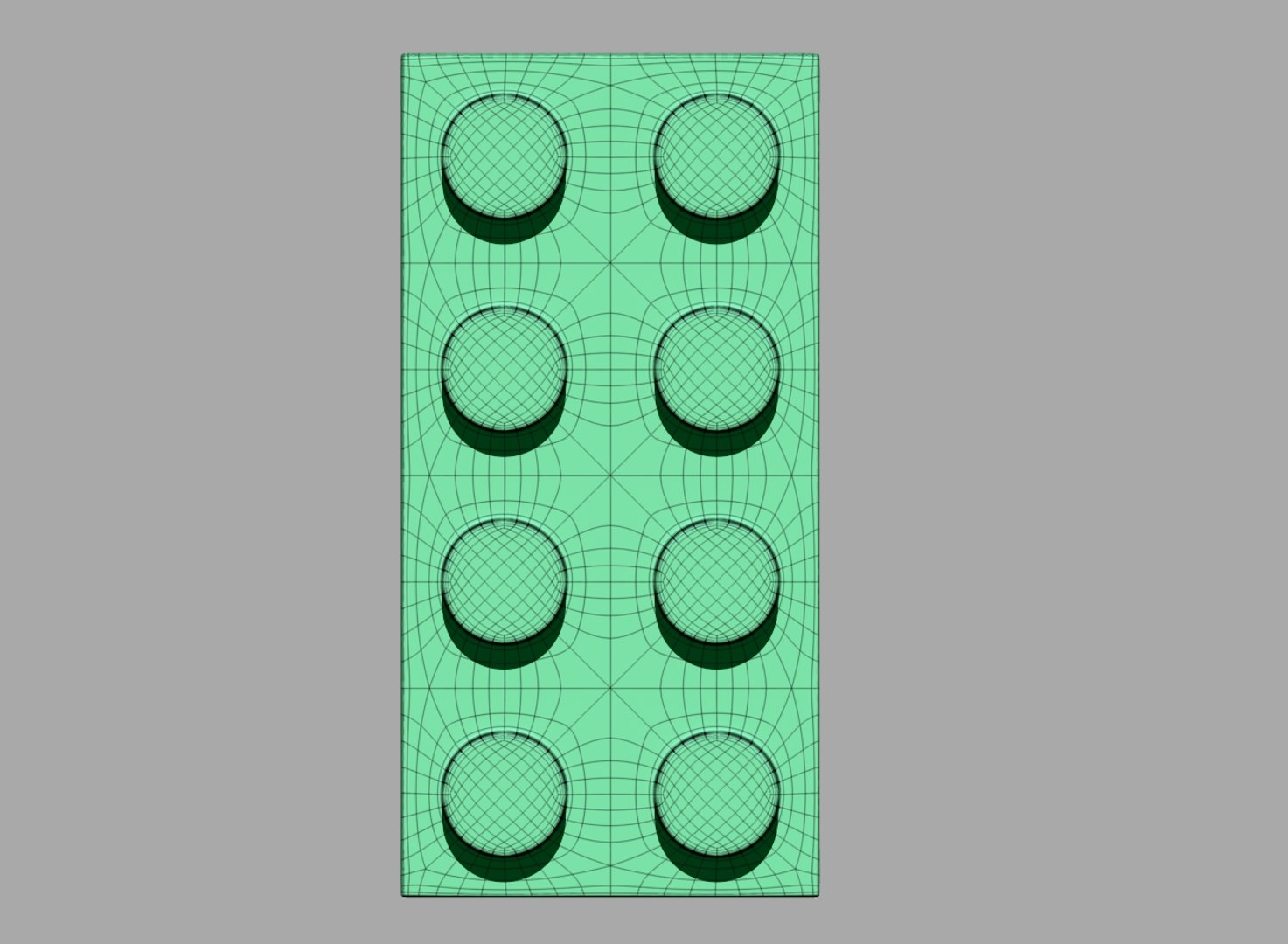 3d lego block model